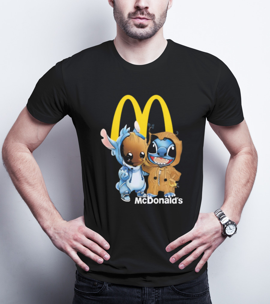 Groot Stitch McDonald’s Crossover T-Shirt