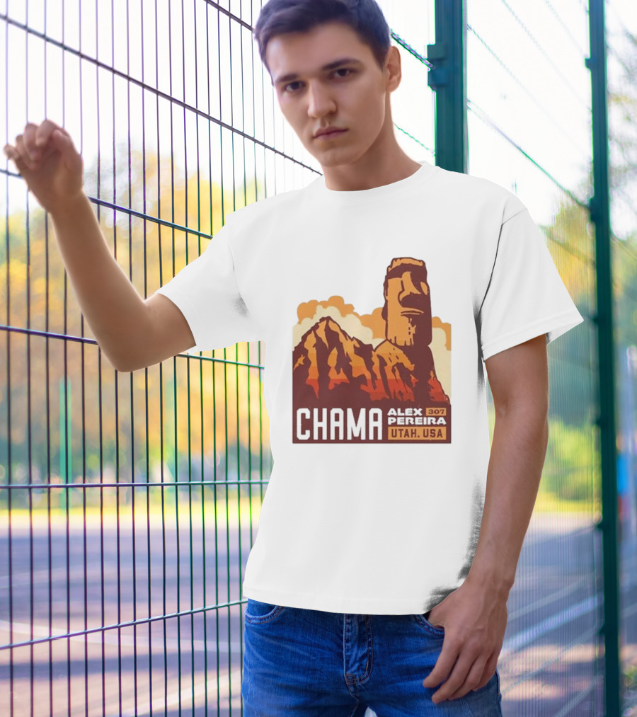 Chama Alex Pereira 307 Stonehead Utah USA T-Shirt