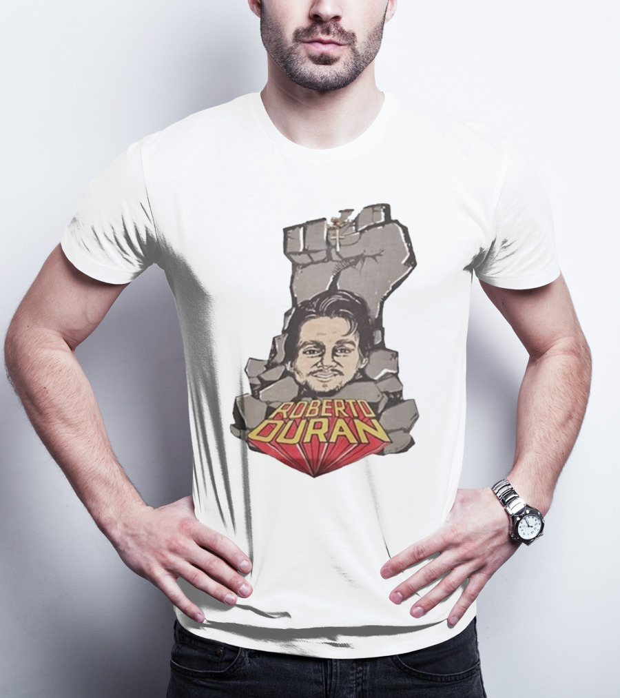 Roberto Duran Vintage Boxing Fist Power T-Shirt