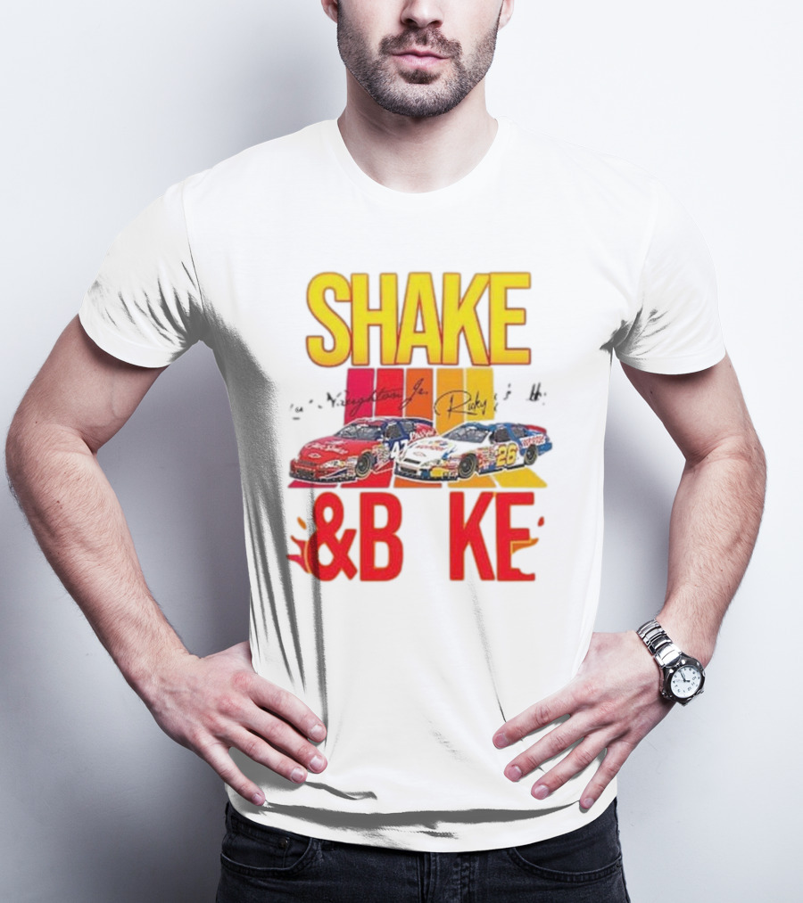 SHAKE And BAKE NASCAR Racing Talladega Nights Ricky Bobby T-Shirt