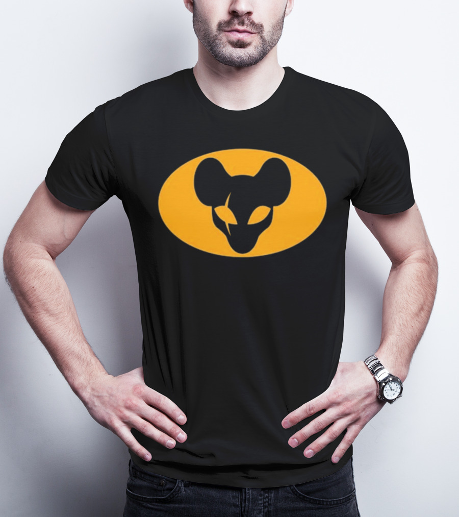 Mythical Sausage Ratman Bat-Inspired Emblem T-Shirt