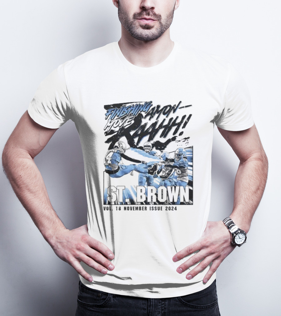 FINISHING MOVE AMON-R-AAHHH ST. BROWN VOL. 18 NOVEMBER ISSUE T-Shirt