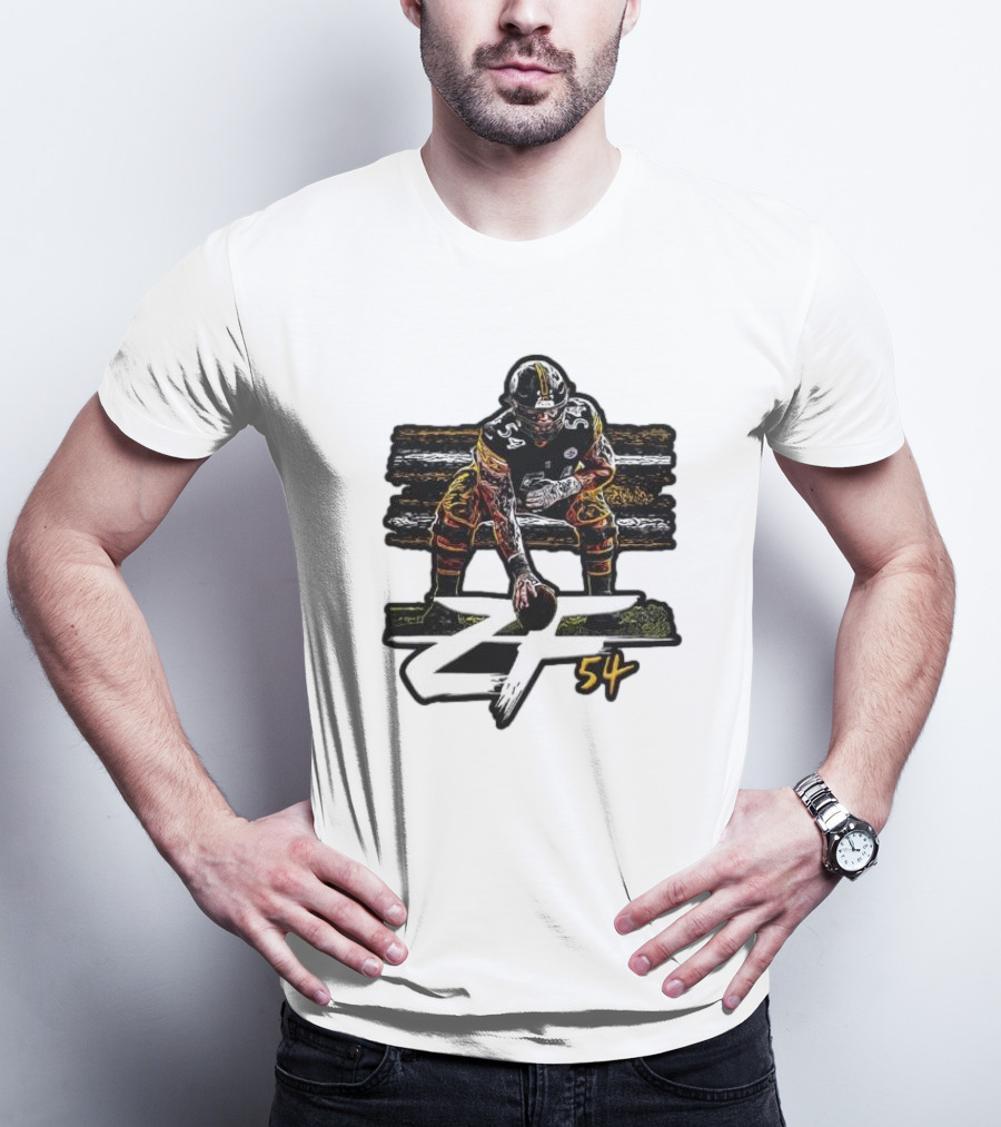 ZF54 Zach Frazier Pittsburgh Steelers Football Player T-Shirt
