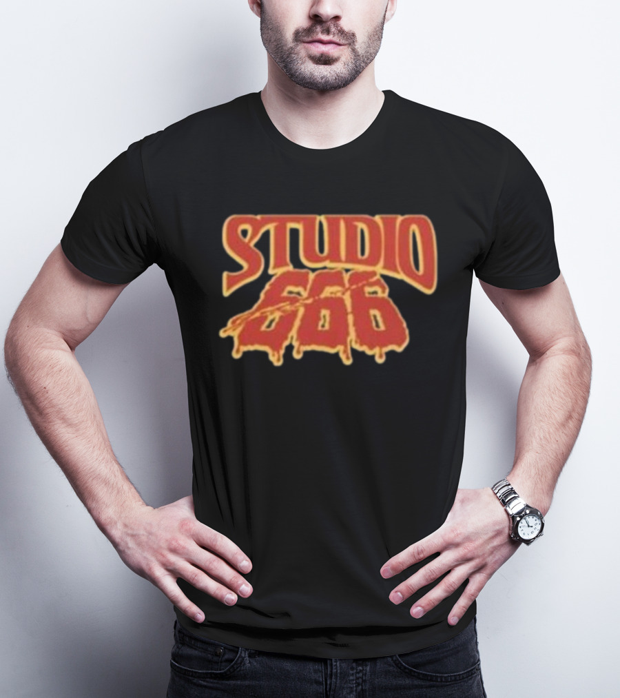 Studio 666 Foo Fighters Iconic Dripping Horror Text T-Shirt