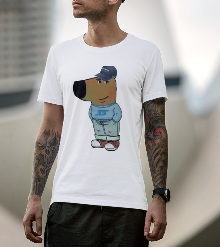 Williams Racing 55 Chill Guy Dog Hat T-Shirt