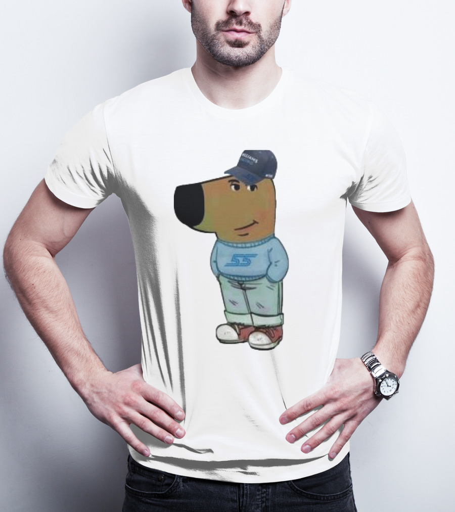 Williams Racing 55 Chill Guy Dog Hat T-Shirt
