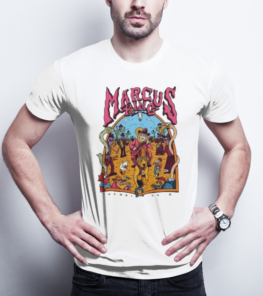 Marcus King Wild West Adventure With Cowboys And Skeletons T-Shirt