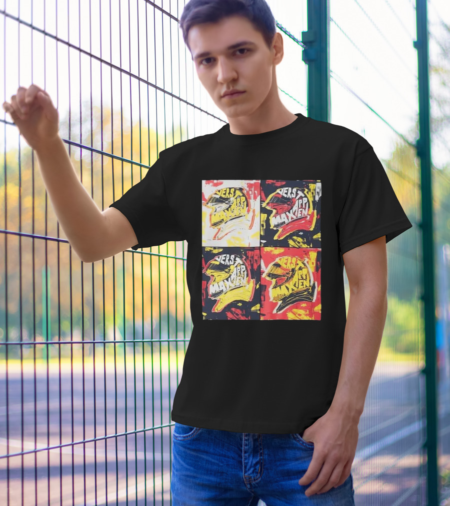 Red Bull Racing Verstappen Pop Art Helmet T-Shirt