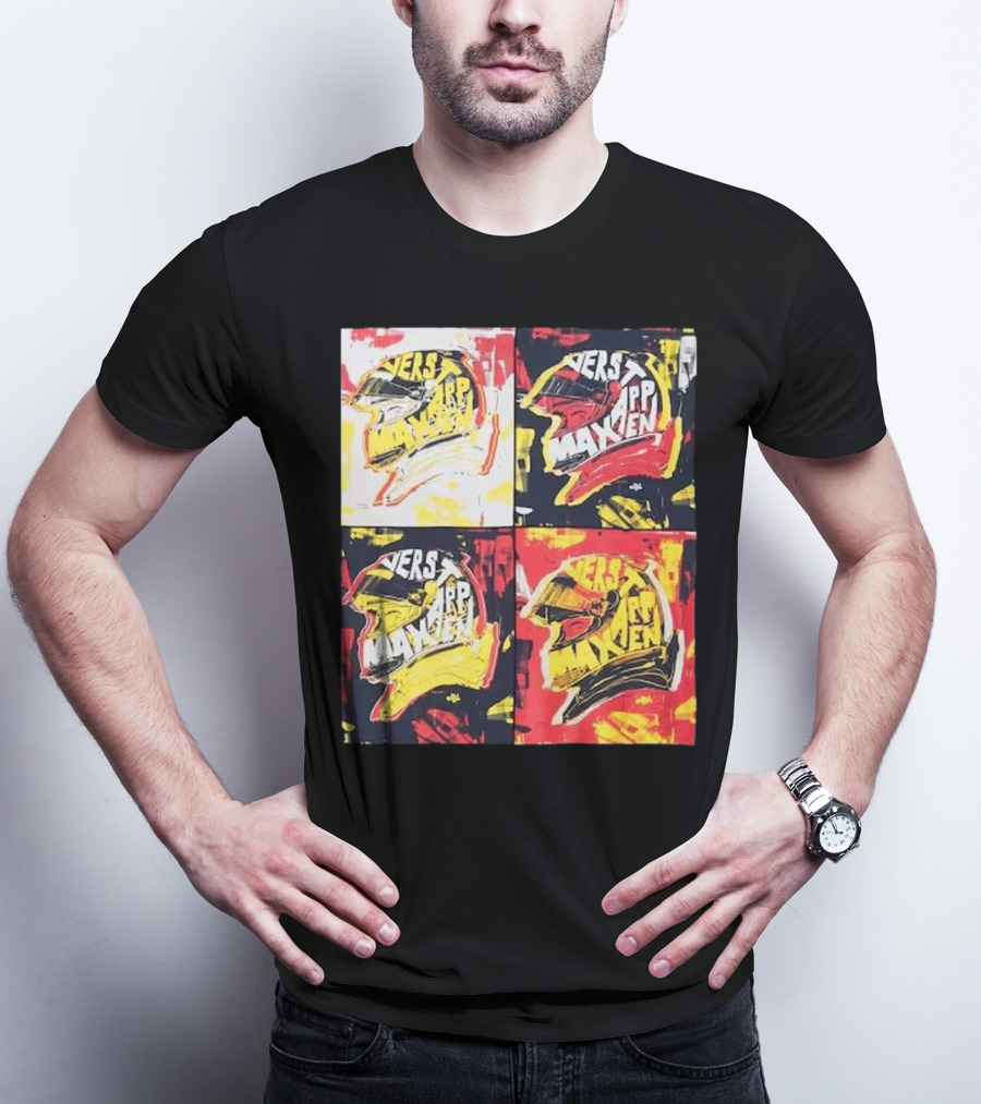 Red Bull Racing Verstappen Pop Art Helmet T-Shirt