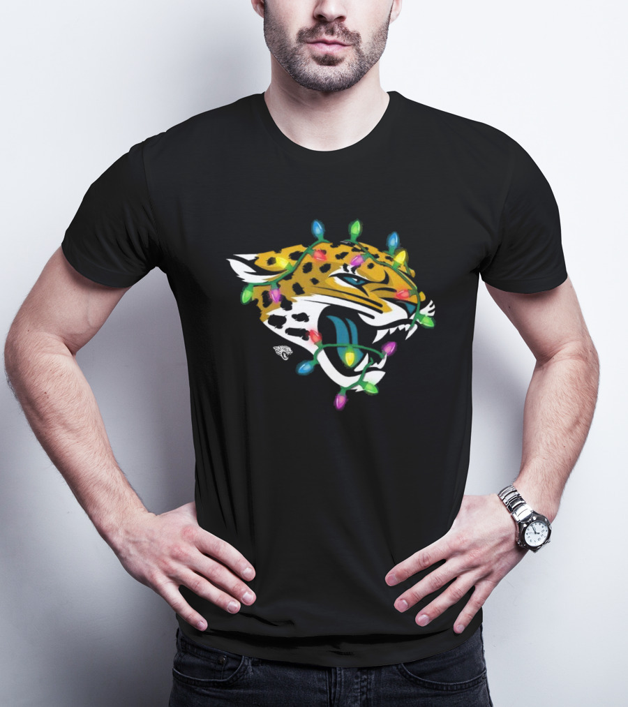 Jacksonville Jaguars Holiday Lights T-Shirt