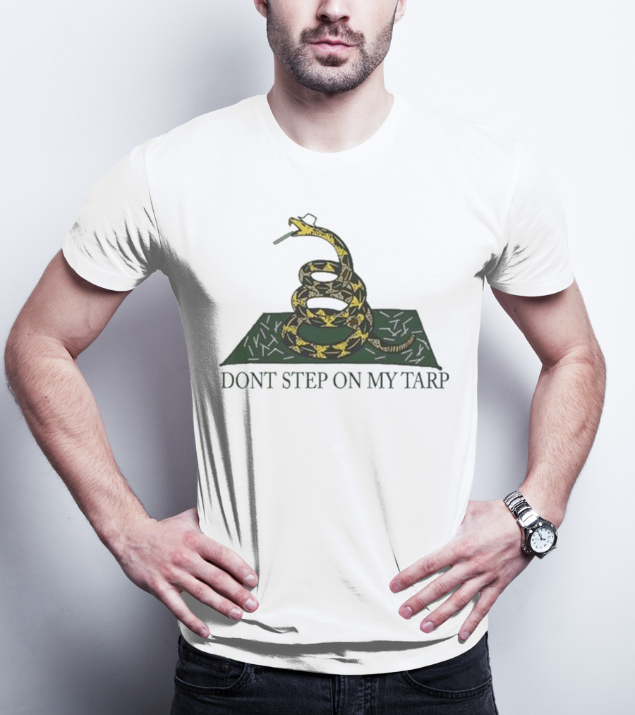 Don’t Step On My Tarp Snake Logo Festival T-Shirt