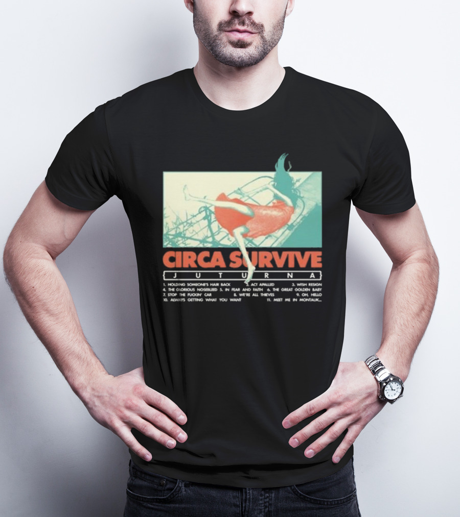 Circa Survive Juturna Album Artwork With Full Tracklist T-Shirt