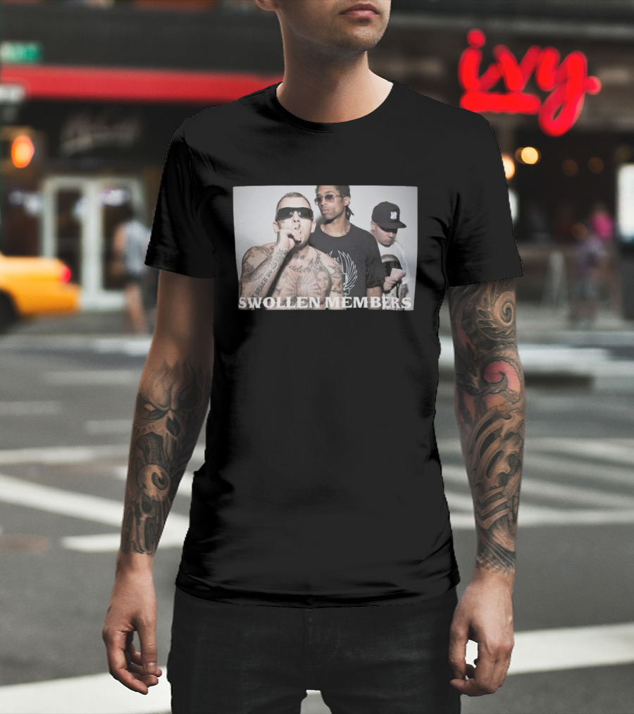 Subnoize Swollen Members Armed To The Teeth Group Image T-Shirt