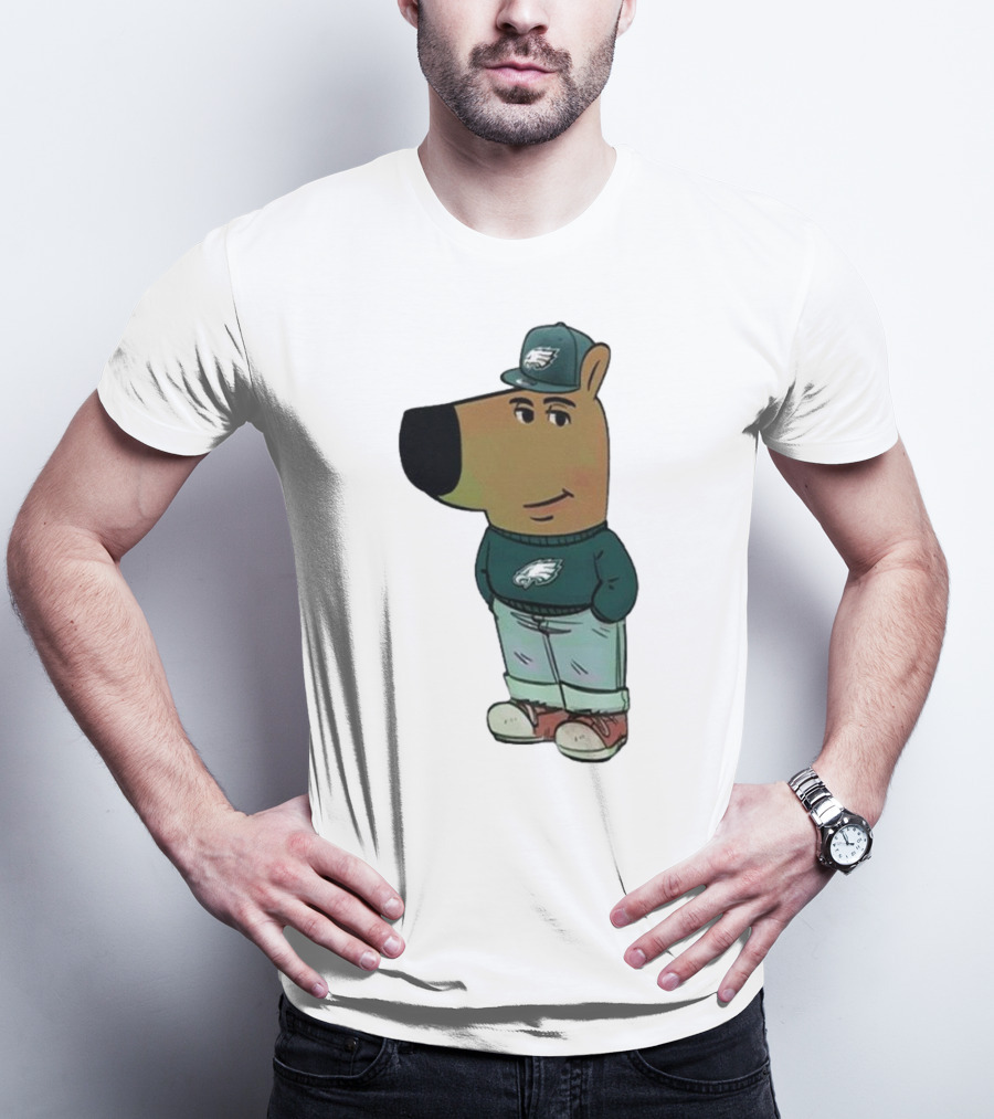 I Am Just A Chill Guy Philadelphia Eagles Character In Hat T-Shirt