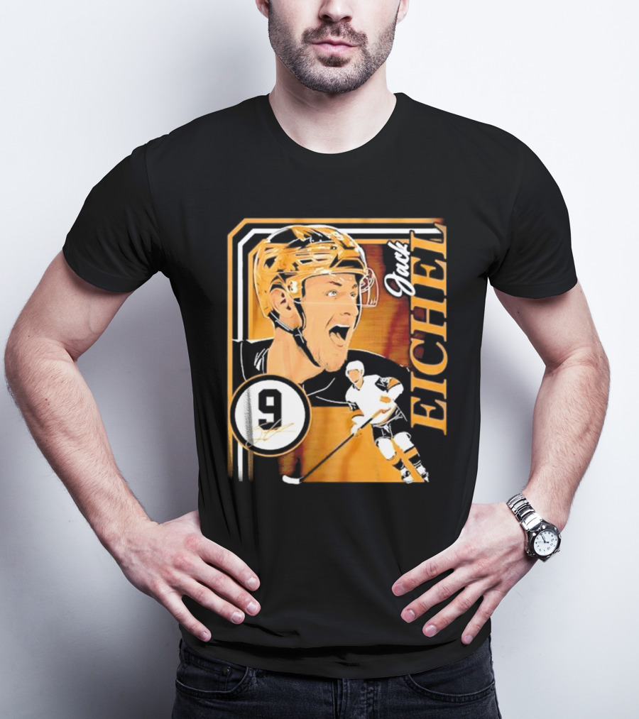 Jack Eichel Las Vegas Hockey Collage Frame T-Shirt