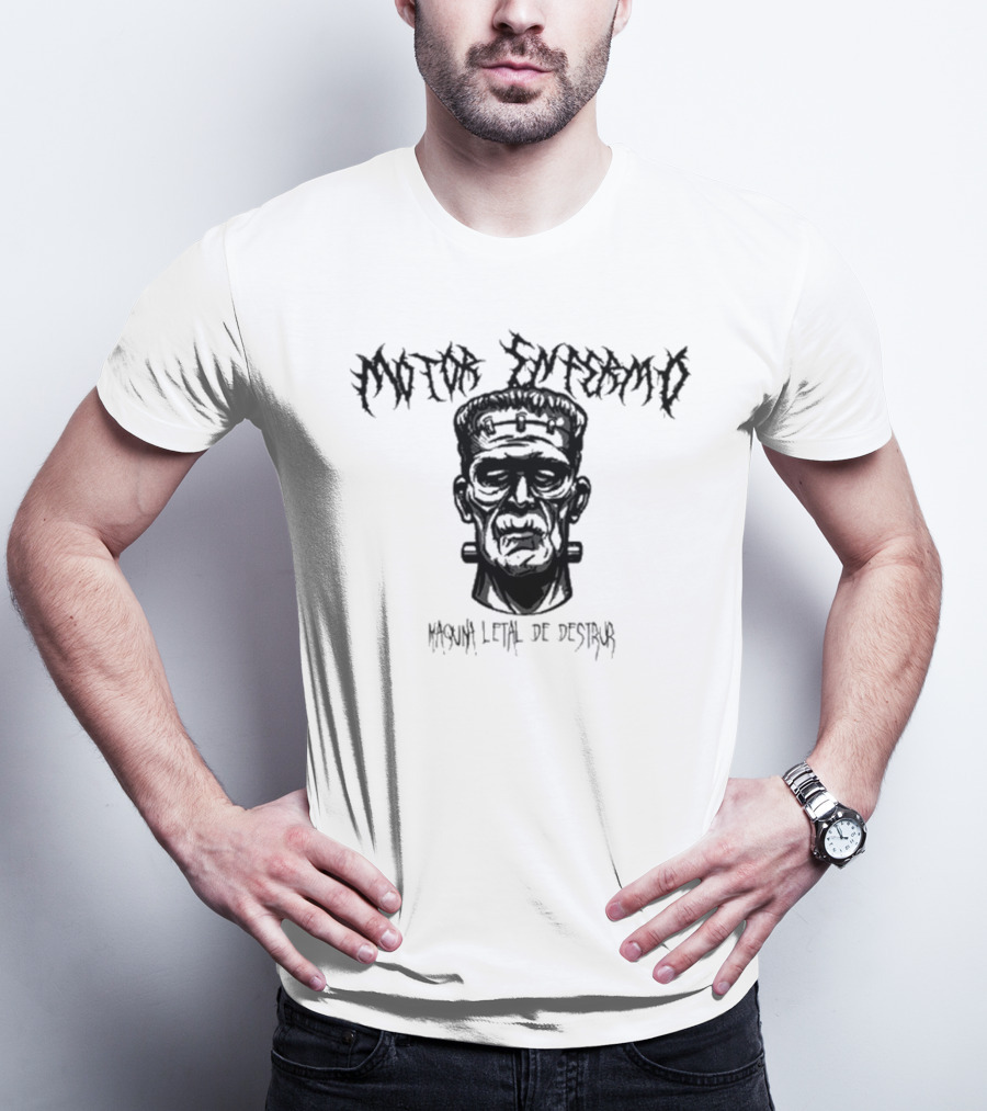 Airbag X Rolis Motor Enfermo Máquina Letal De Destruir - Frankenstein Monster T-Shirt