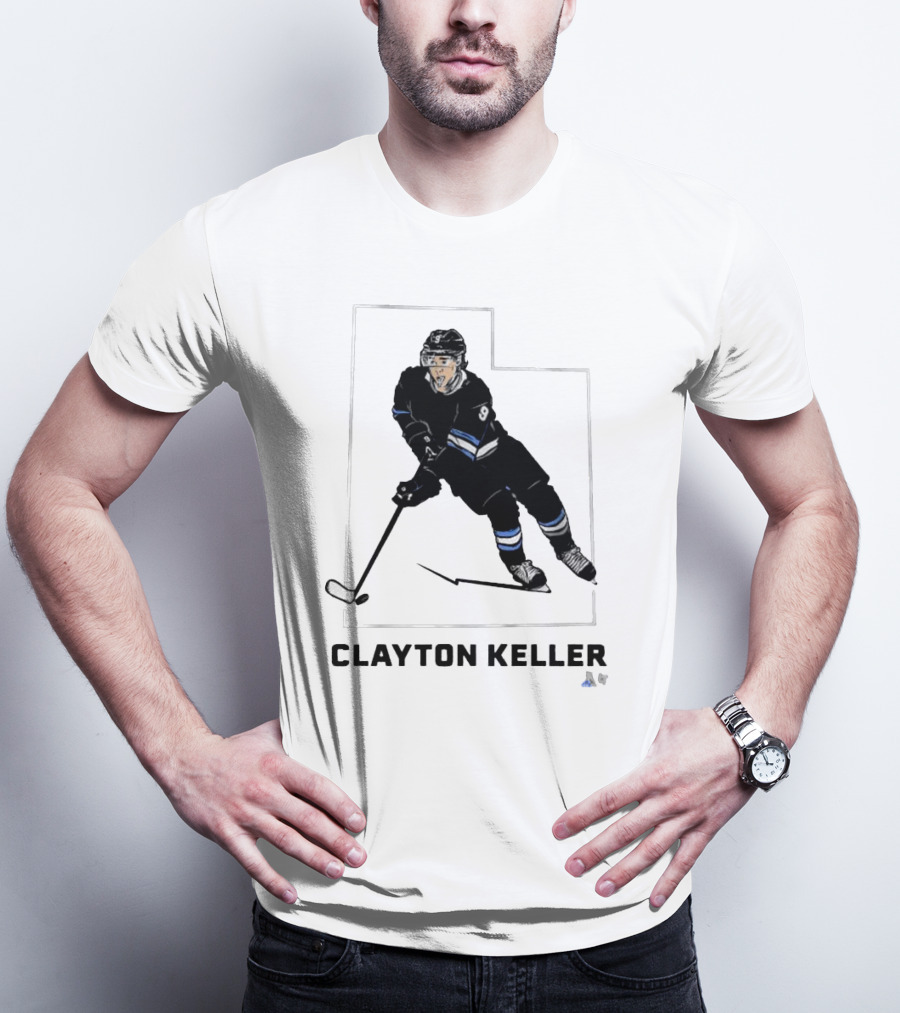 Clayton Keller Hockey Star In State Outline T-Shirt