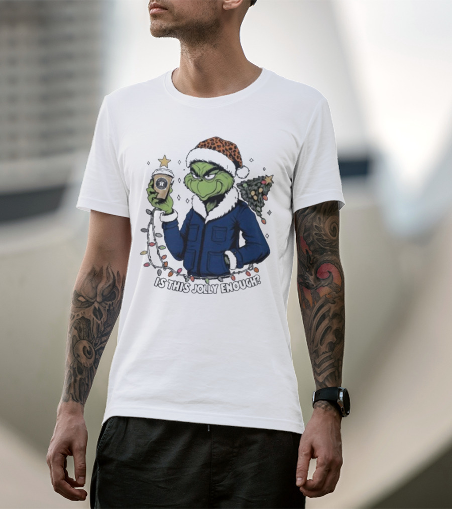 Houston Astros Grinch Christmas Is This Jolly Enough Holiday T-Shirt