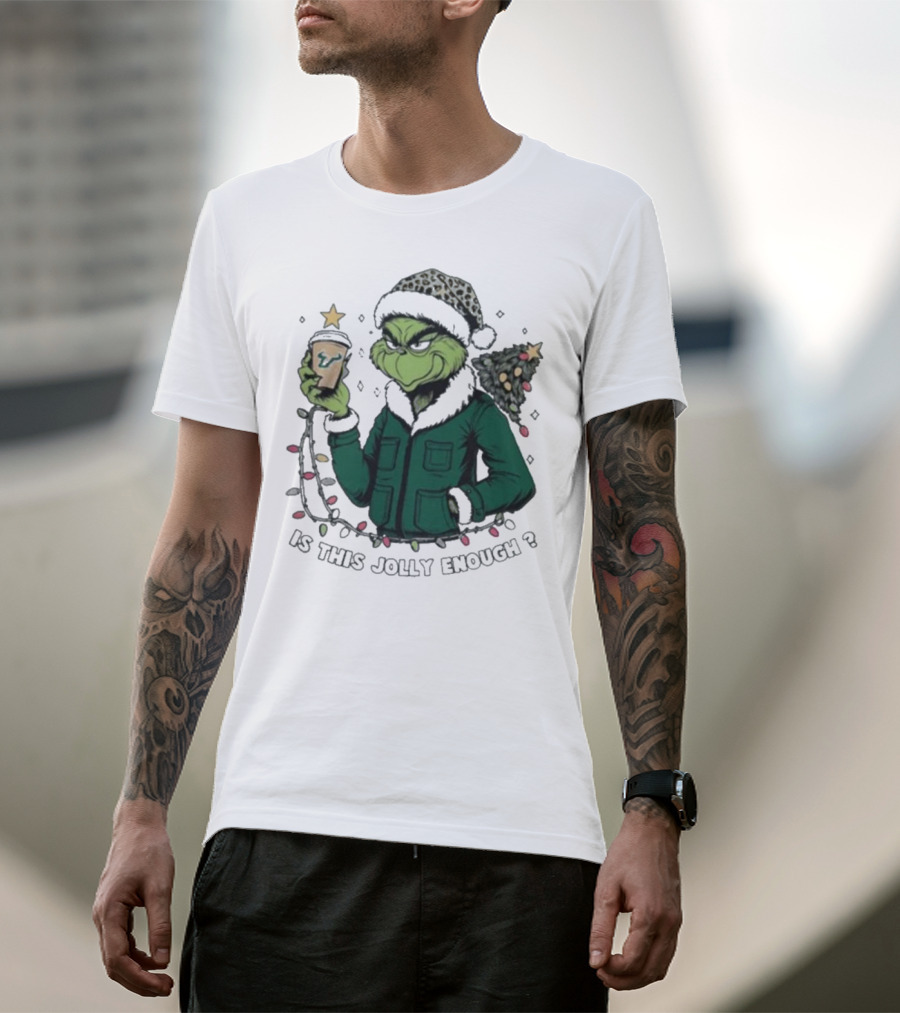 South Florida Bulls Grinch Is This Jolly Enough Merry Christmas T-Shirt