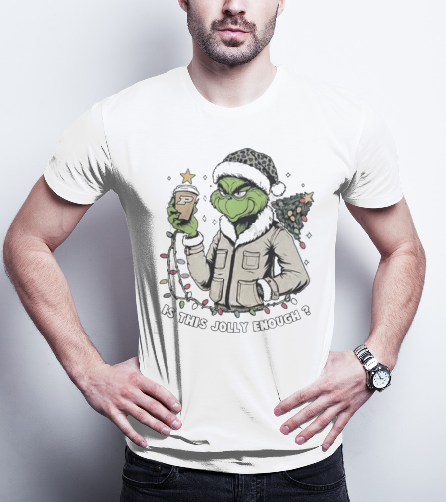 Purdue Boilermakers Santa Grinch Is This Jolly Enough T-Shirt