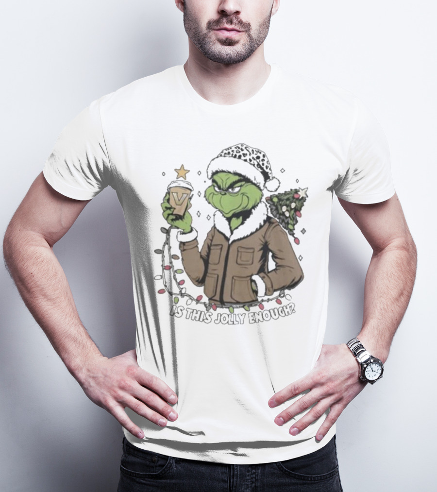 Vanderbilt Commodores Grinch Christmas Is This Jolly Enough T-Shirt