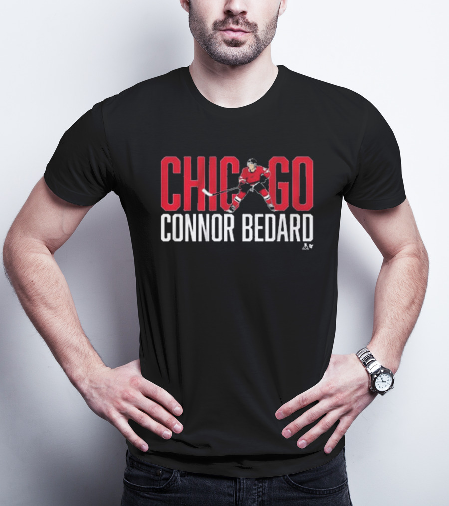 Connor Bedard Chicago Hockey Star T-Shirt