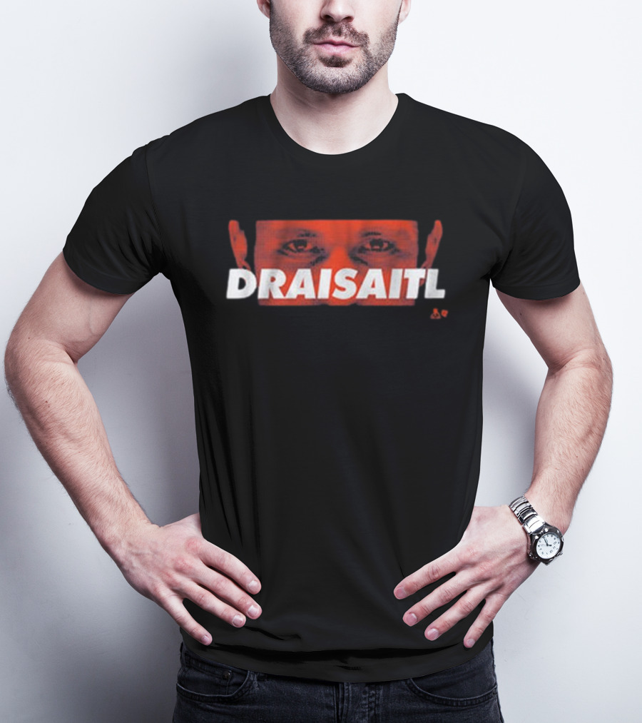 Draisaitl Eyes Bold Red Focus T-Shirt