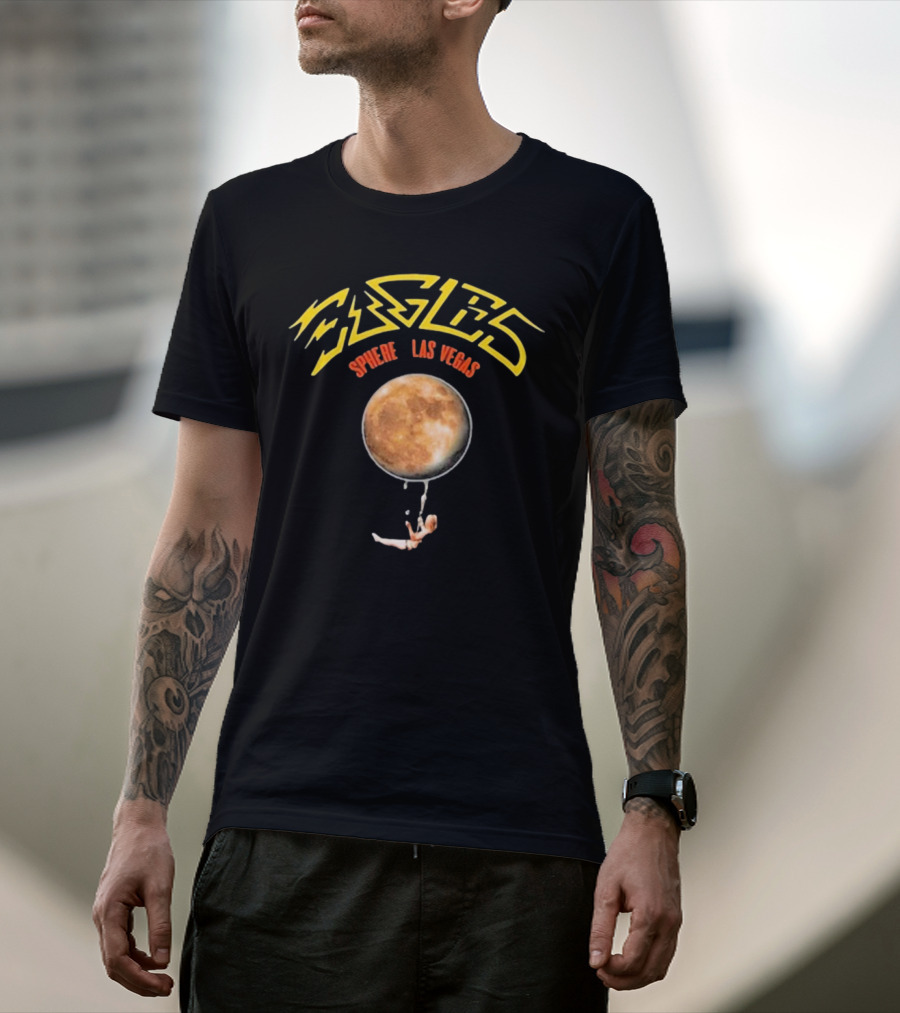 Eagles Sphere Las Vegas Moon Trapeze T-Shirt