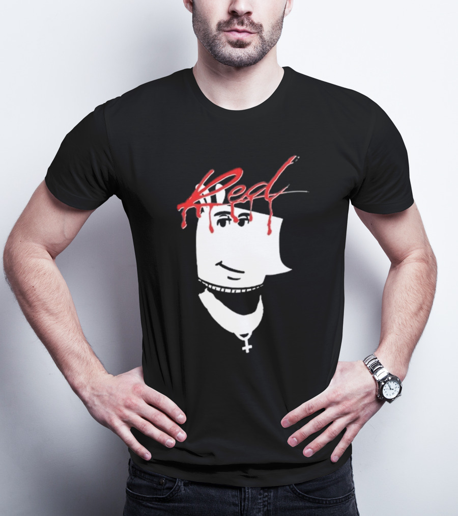 Red Dippytees Chill Guy X Carti T-Shirt