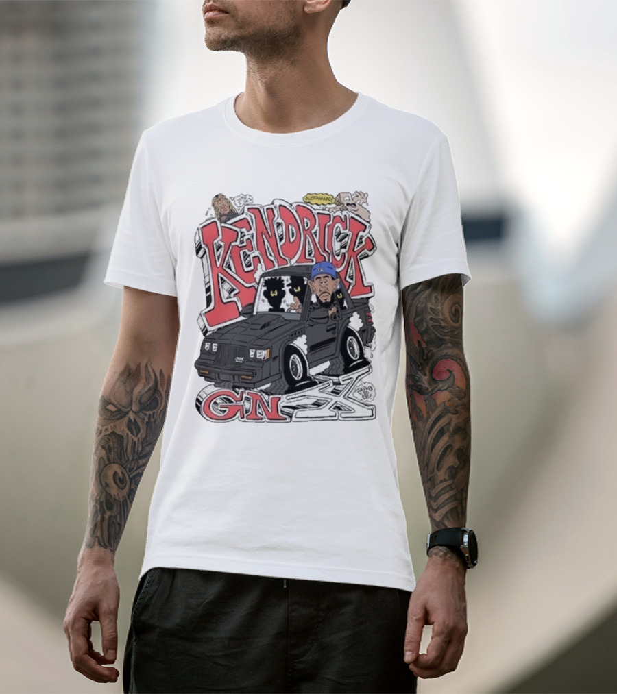 Kendrick GNX Freakorico Cartoon Car T-Shirt