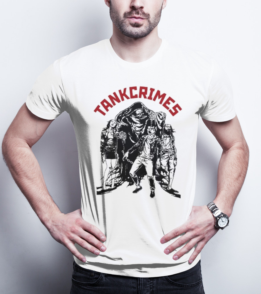 Tankcrimes Brainsqueeze Grim Reaper And Zombies T-Shirt