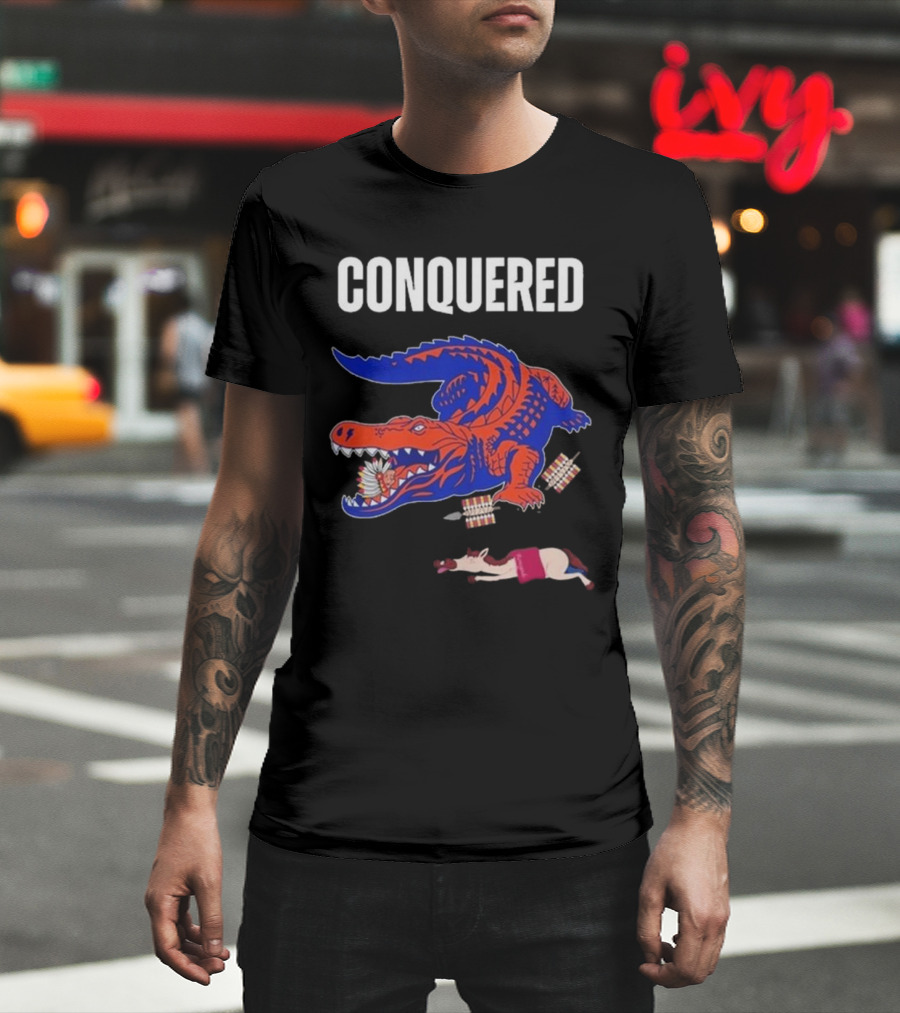 Conquered Florida Alligator Victory Over FSU Representation T-Shirt