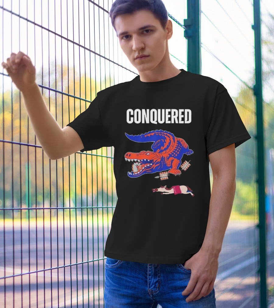 Conquered Florida Alligator Victory Over FSU Representation T-Shirt