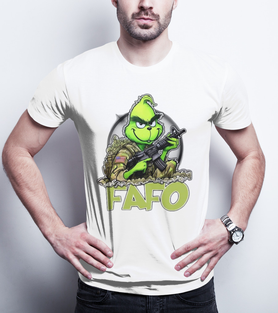 Grinch Fafo Military Christmas Special Edition T-Shirt
