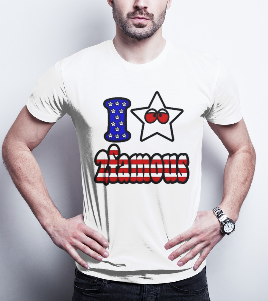 2Famous I Love Star USA 2Famous T-Shirt