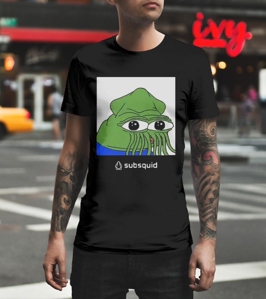 Dima Zhelezov Pepe The Frog Meme Subsquid T-Shirt