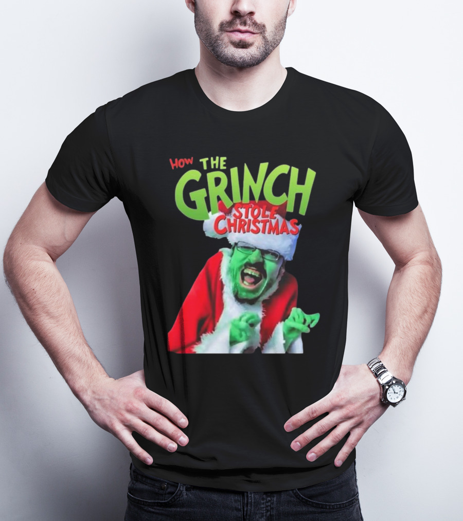 How The Grinch Stole Christmas Santa Costume Fun T-Shirt