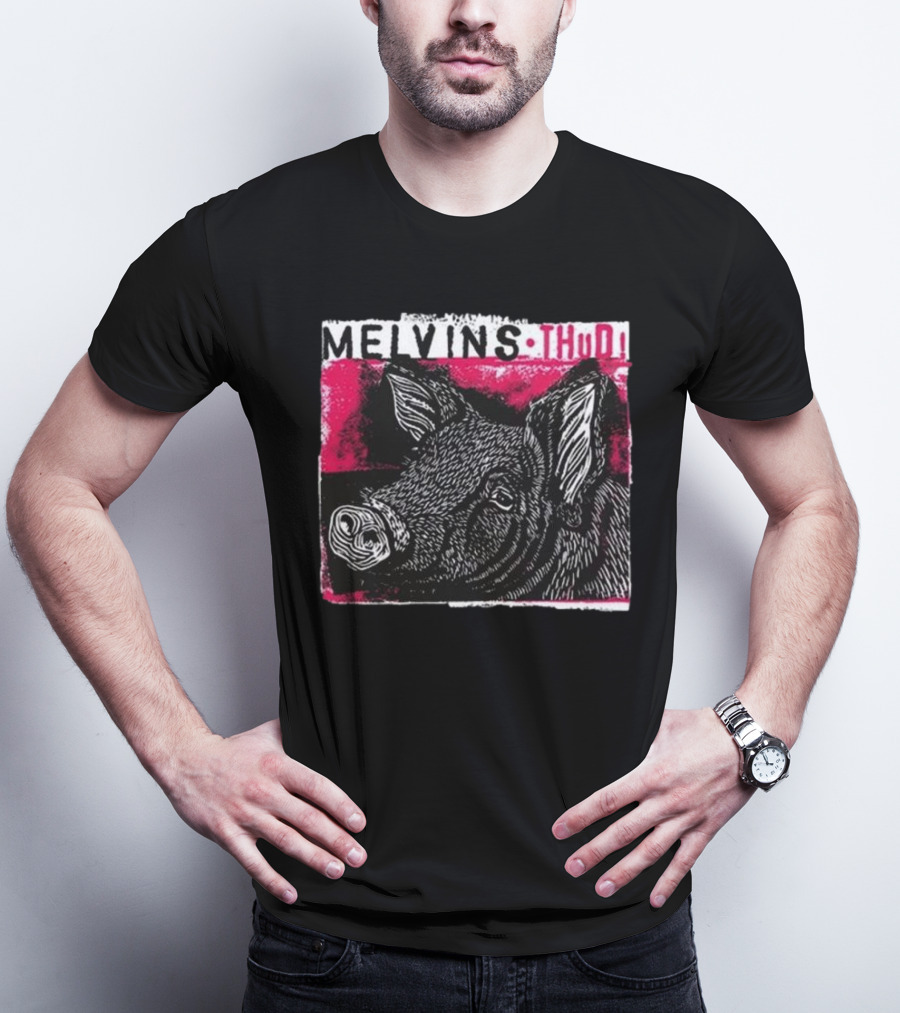 Melvins Thud Black Pig T-Shirt