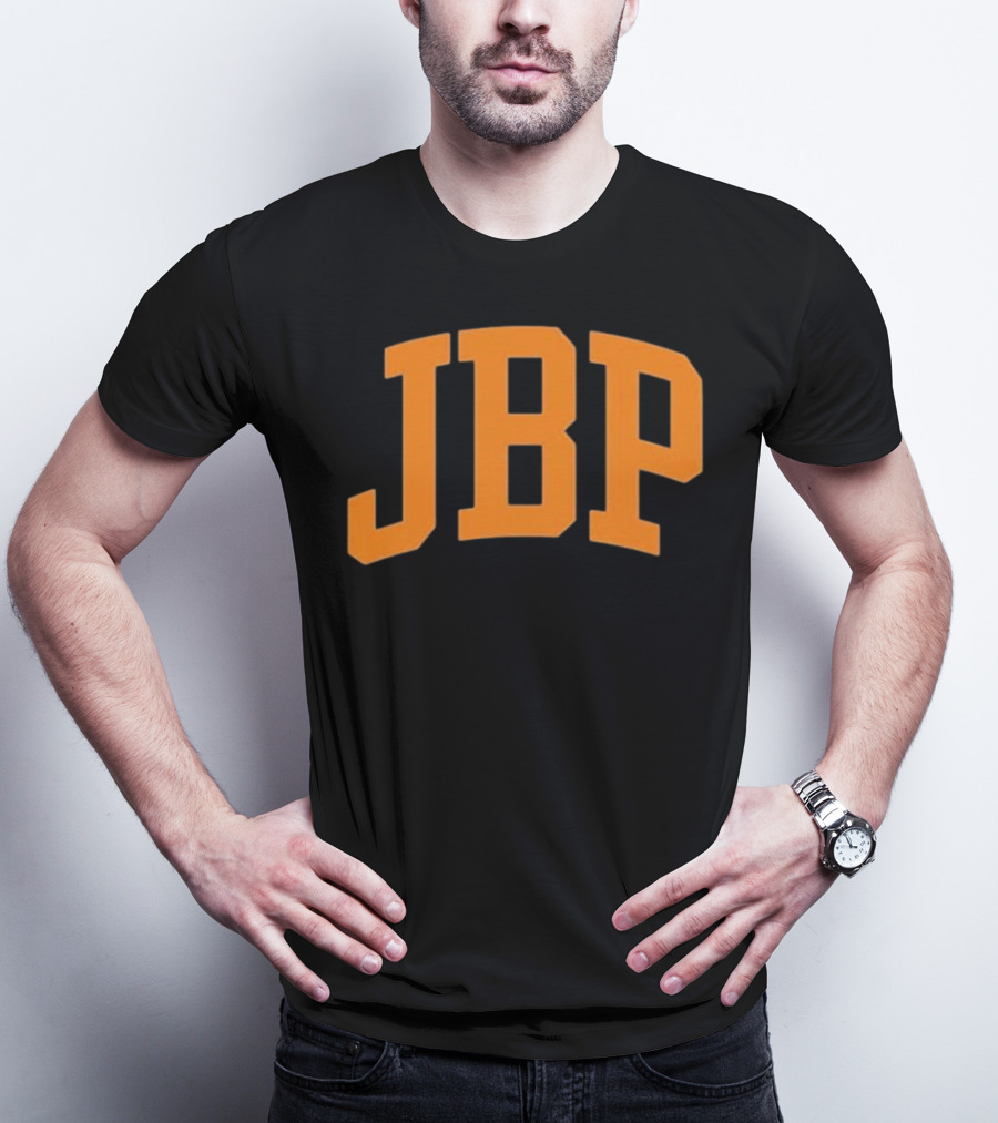 JBP Cobalt Orange Block Letters T-Shirt