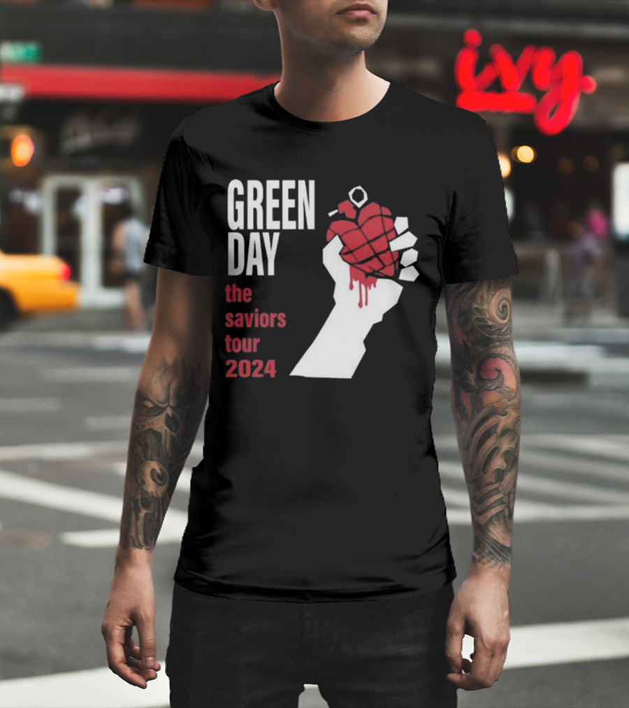 Green Day The Saviors Tour T-Shirt