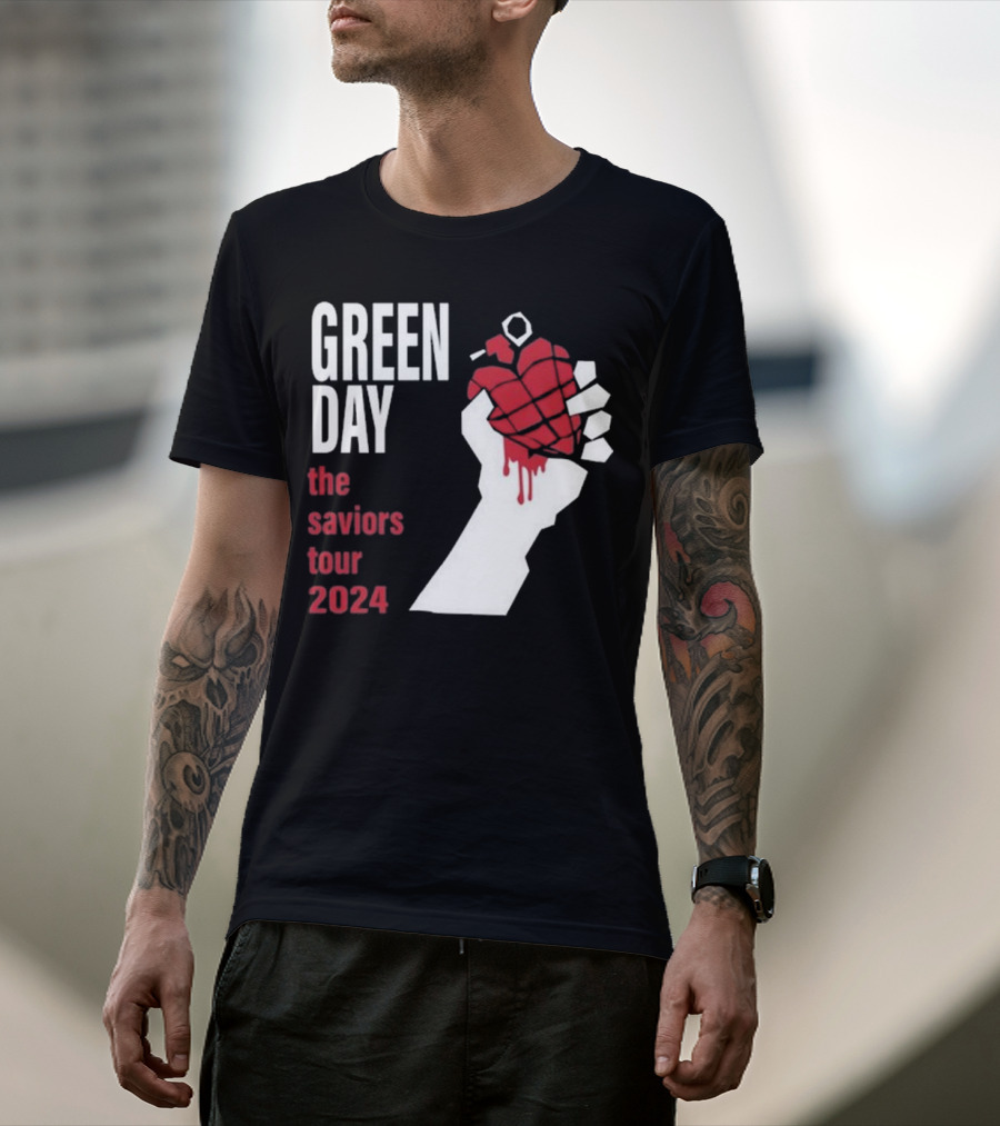 Green Day The Saviors Tour T-Shirt