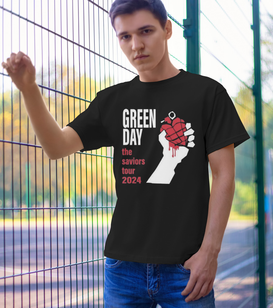 Green Day The Saviors Tour T-Shirt