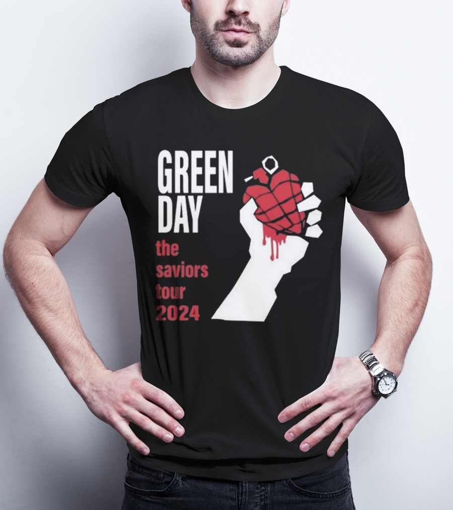 Green Day The Saviors Tour T-Shirt