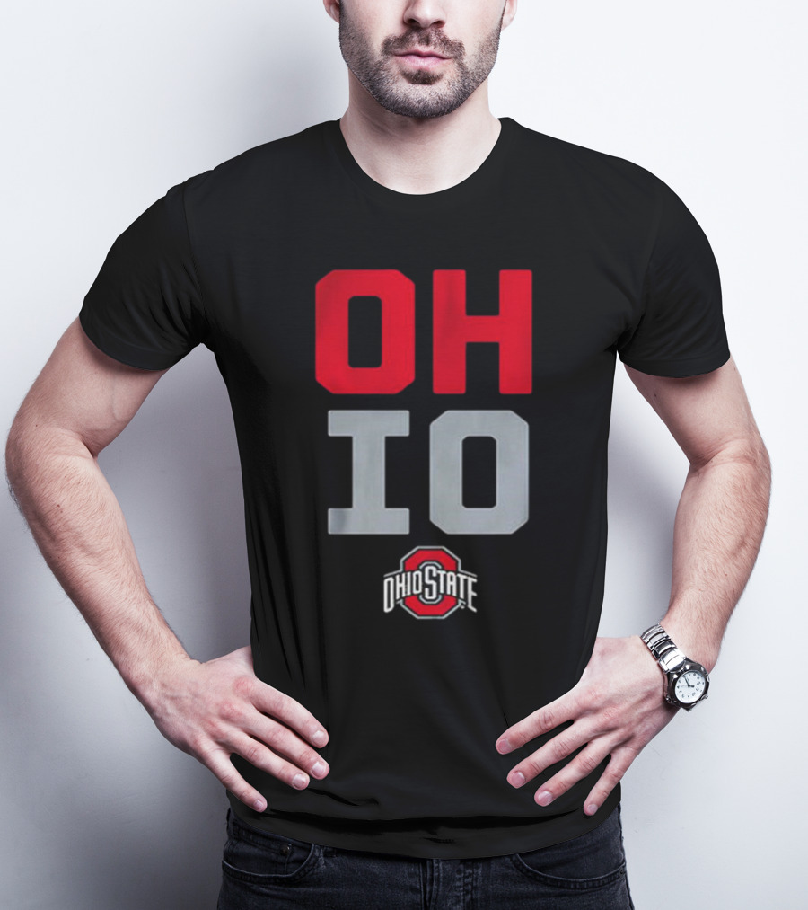 Ohio State OH-IO Slogan With Ohio State University T-Shirt