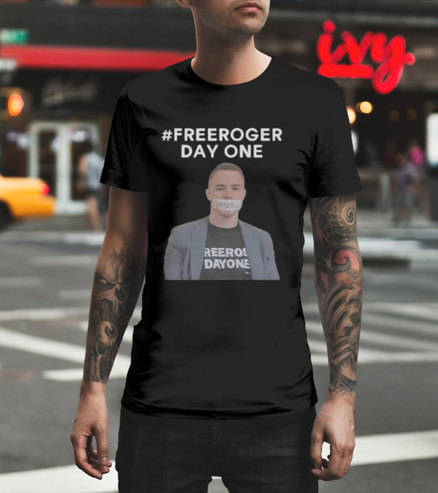 FreeRoger Day One Censored T-Shirt