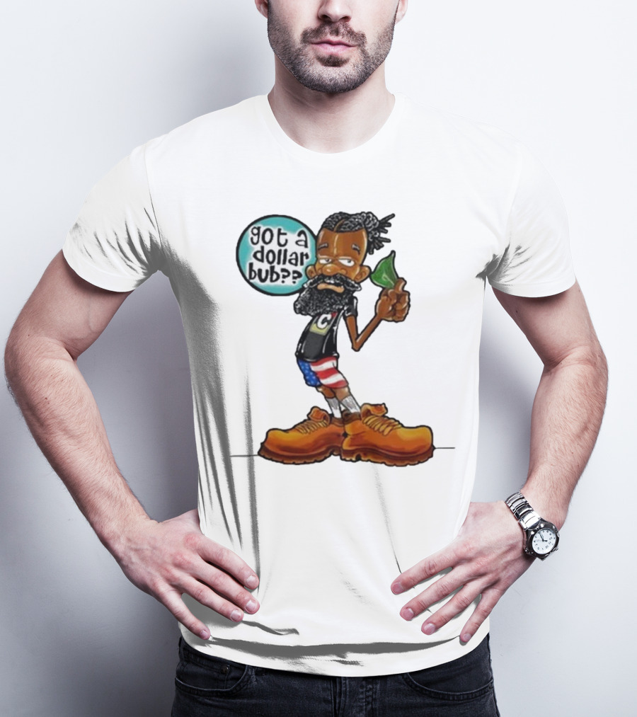 Damon Darling Got A Dollar Bub Character With Funky Style And Patriotic Colors T-Shirt