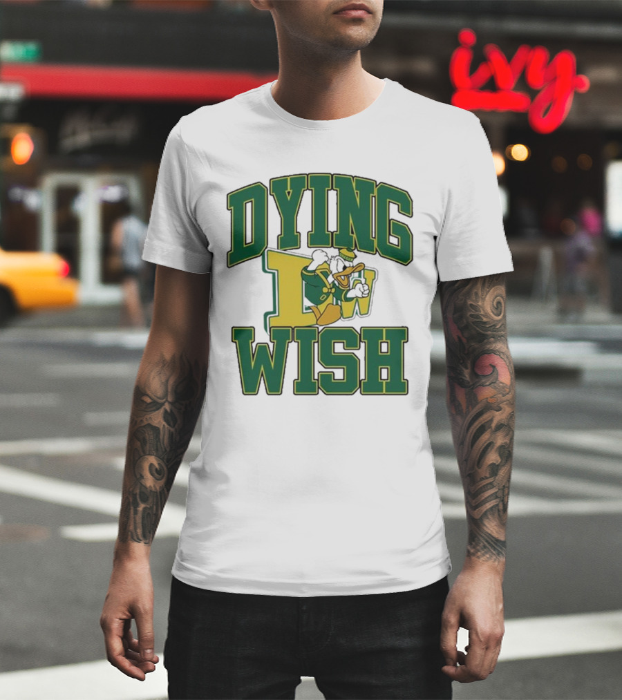 Dying Wish Donald Duck Sports Style T-Shirt