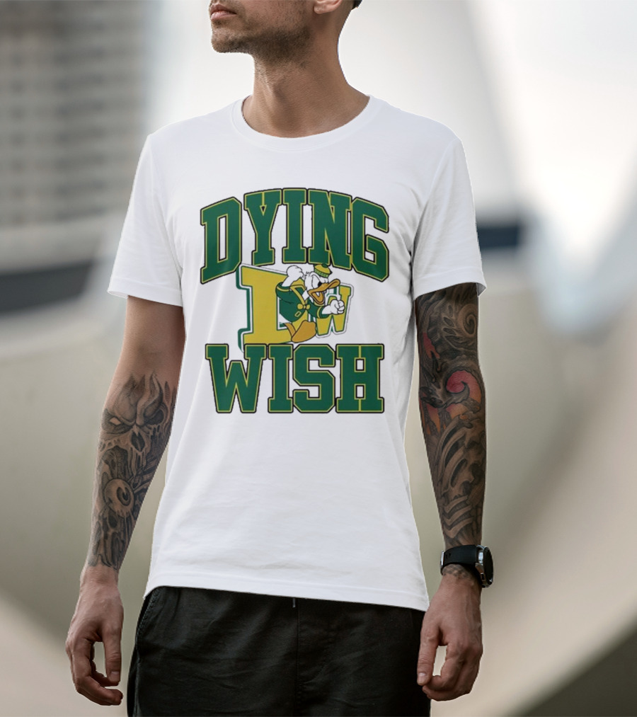 Dying Wish Donald Duck Sports Style T-Shirt