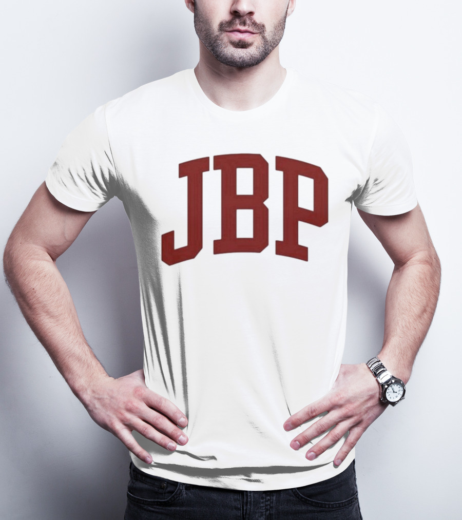 JBP Cream Bold Red Letters T-Shirt