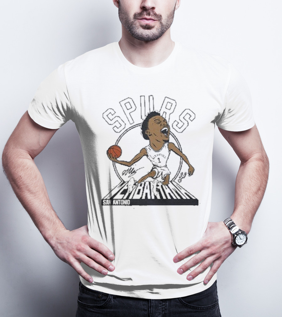 Spurs San Antonio Wembanyama Signature T-Shirt